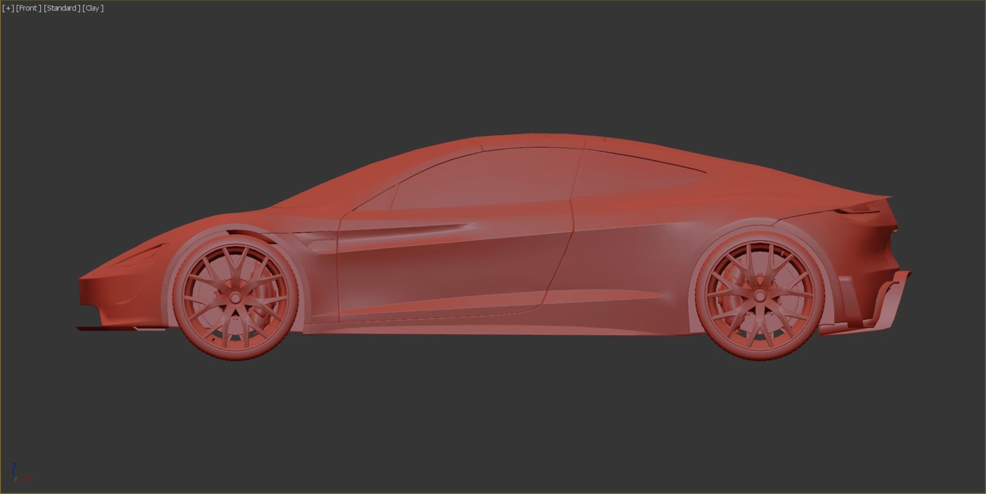 3D Tesla Roadster model - TurboSquid 2147022