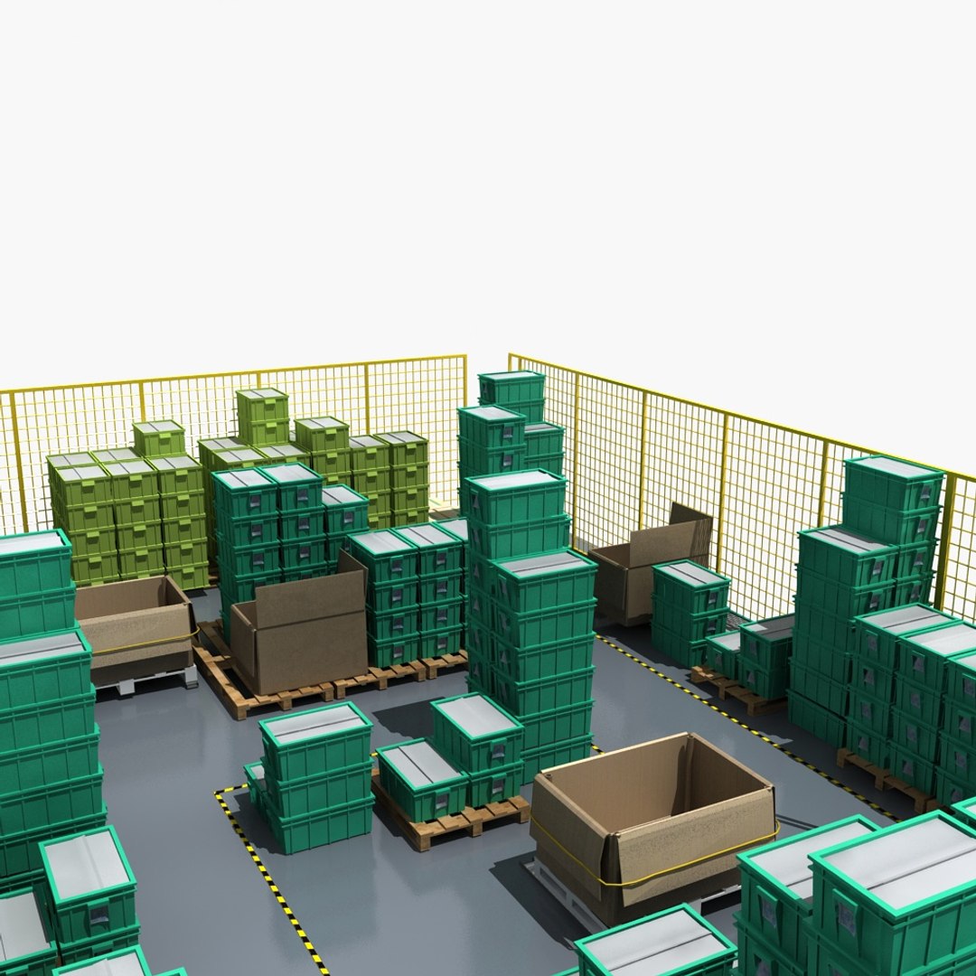 3D Warehouse Storage Boxes - TurboSquid 1392312
