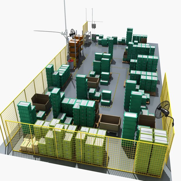 3D warehouse storage boxes - TurboSquid 1392312