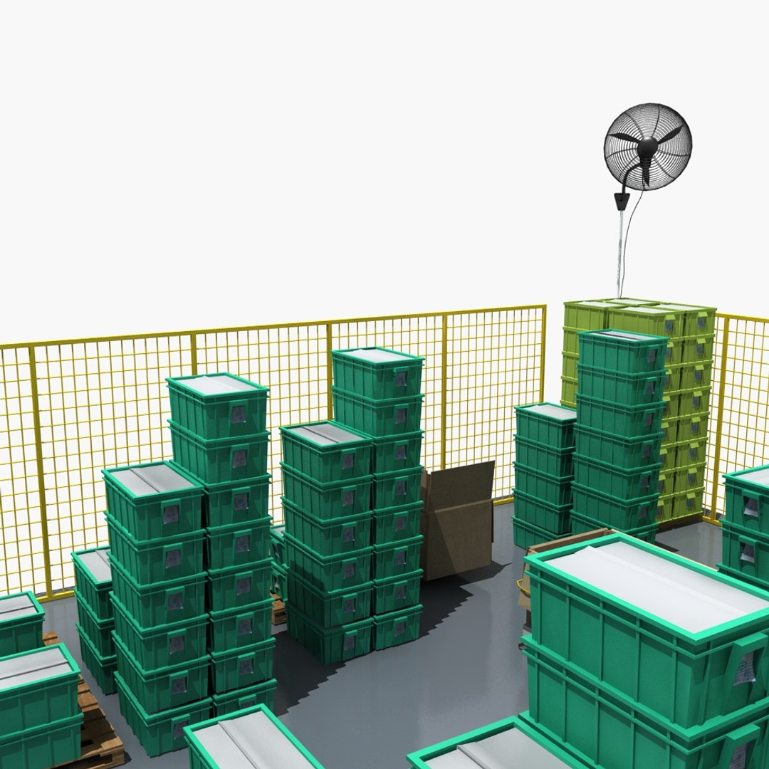 3D Warehouse Storage Boxes - TurboSquid 1392312