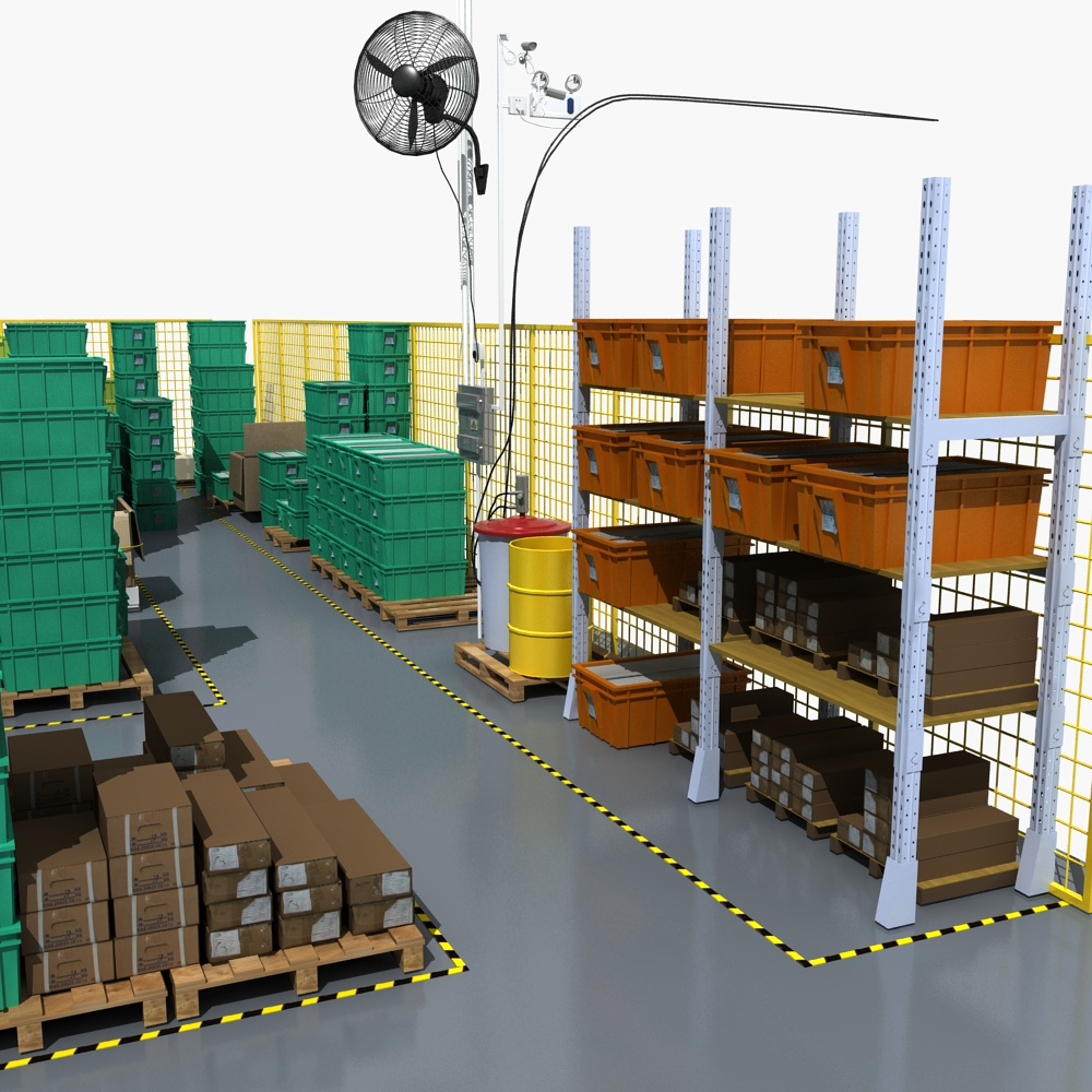 3D warehouse storage boxes - TurboSquid 1392312