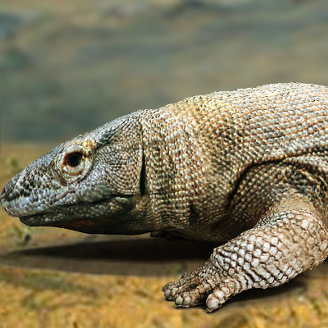 3ds Max Ichthyostega Prehistoric Fish