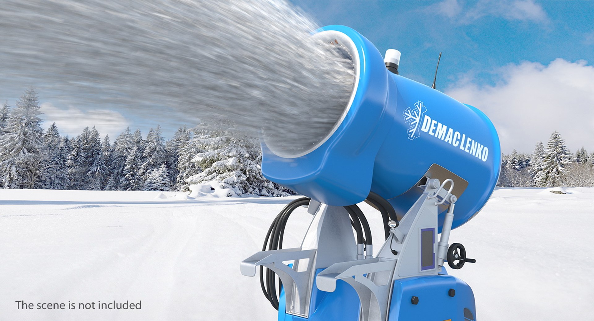 Demaclenko Evo Snow Maker 3D Model - TurboSquid 1415781