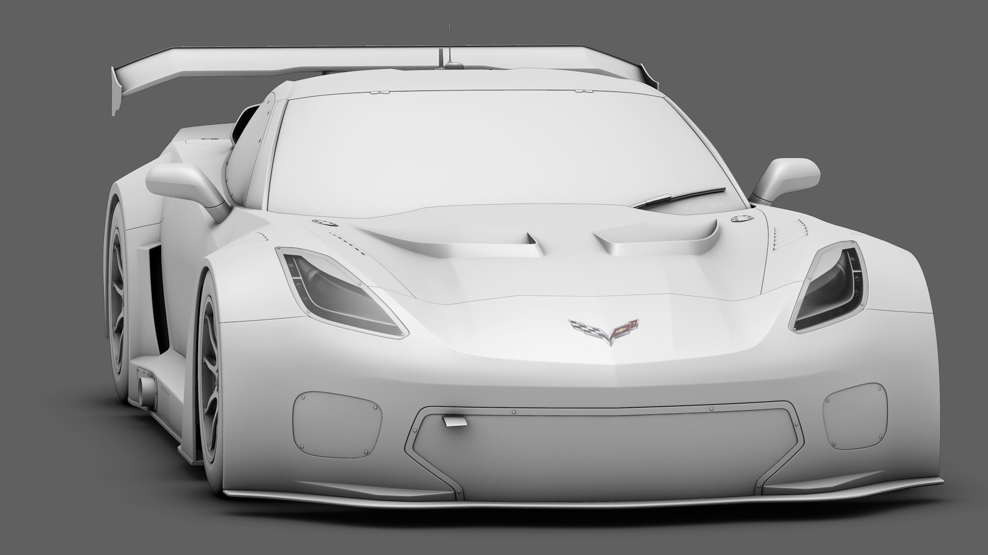 Chevrolet Corvette C7 GT-R GT3 - HP 3D - TurboSquid 2016843