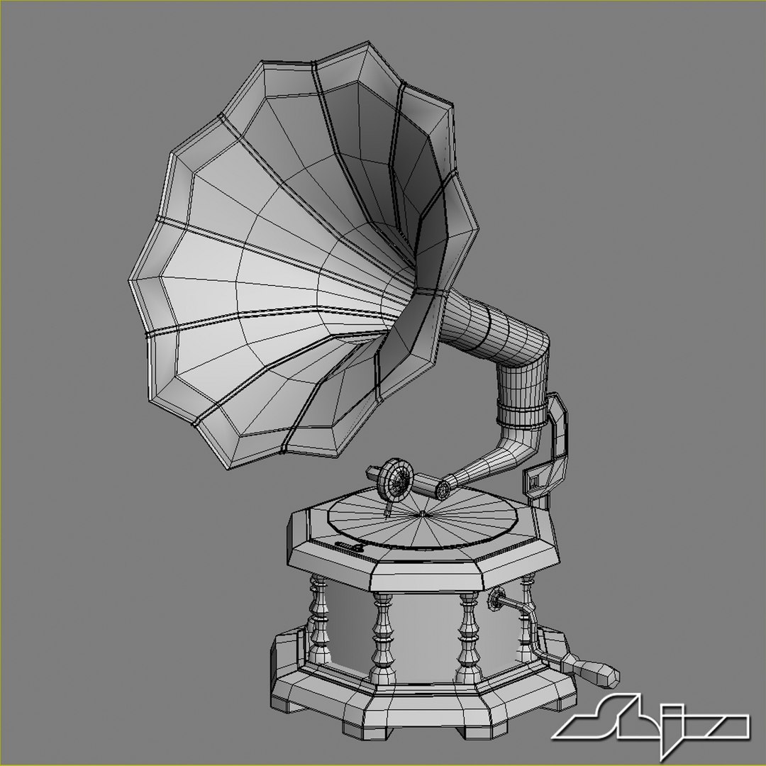 3ds Gramophone Grammophon Record