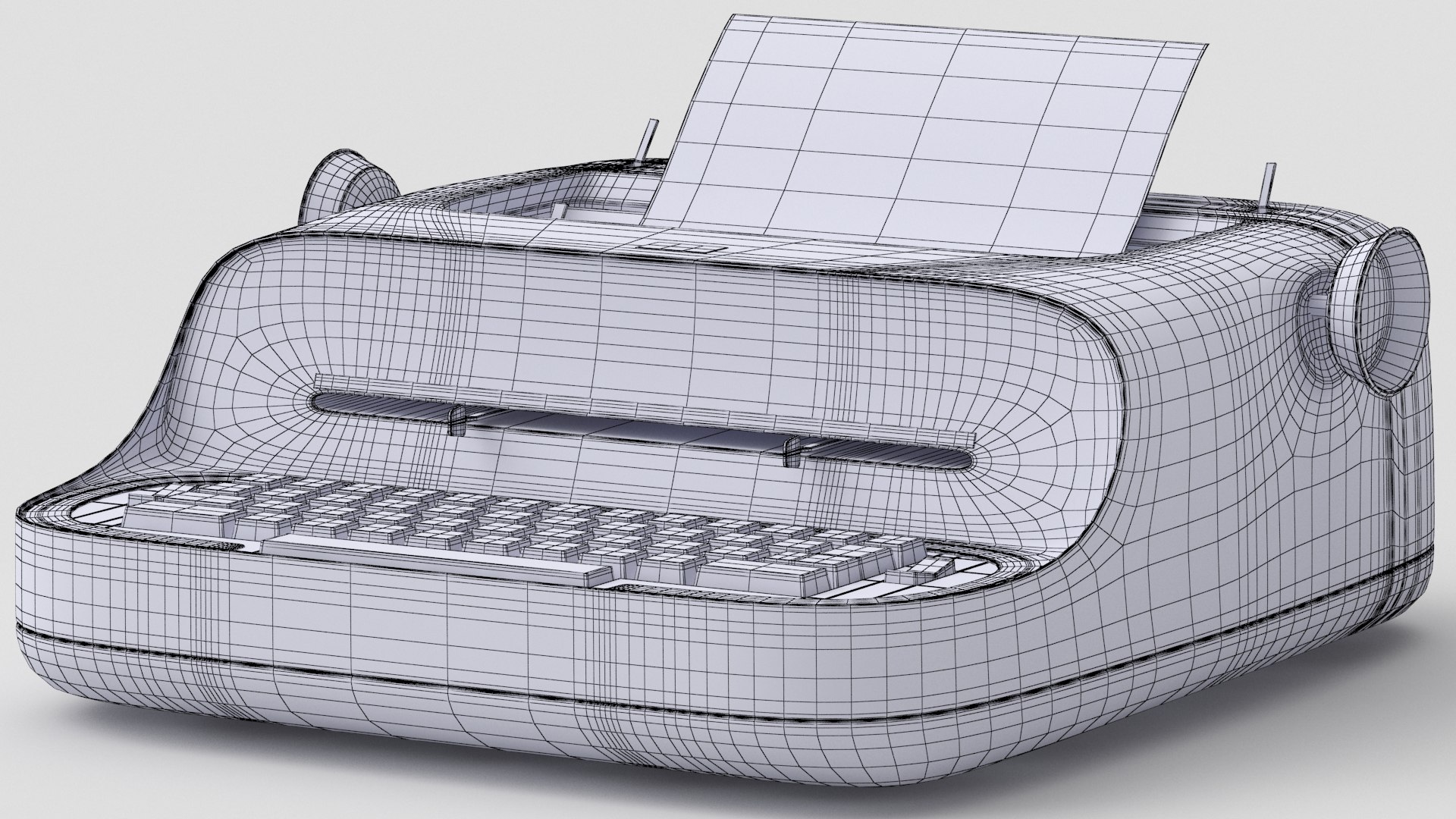 Vintage Typewriter 01 3D Model - TurboSquid 2012371