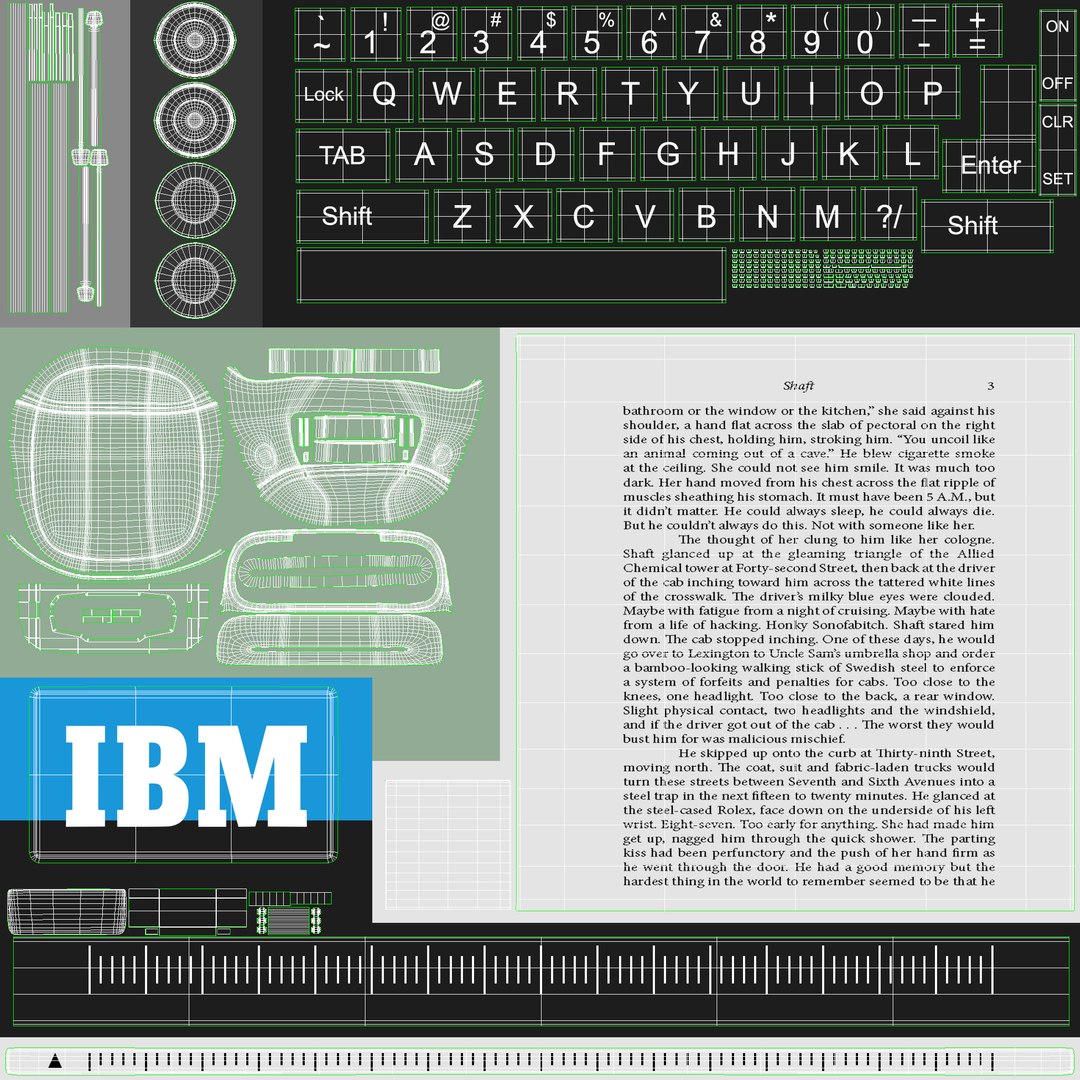 Vintage Typewriter 01 3D Model - TurboSquid 2012371