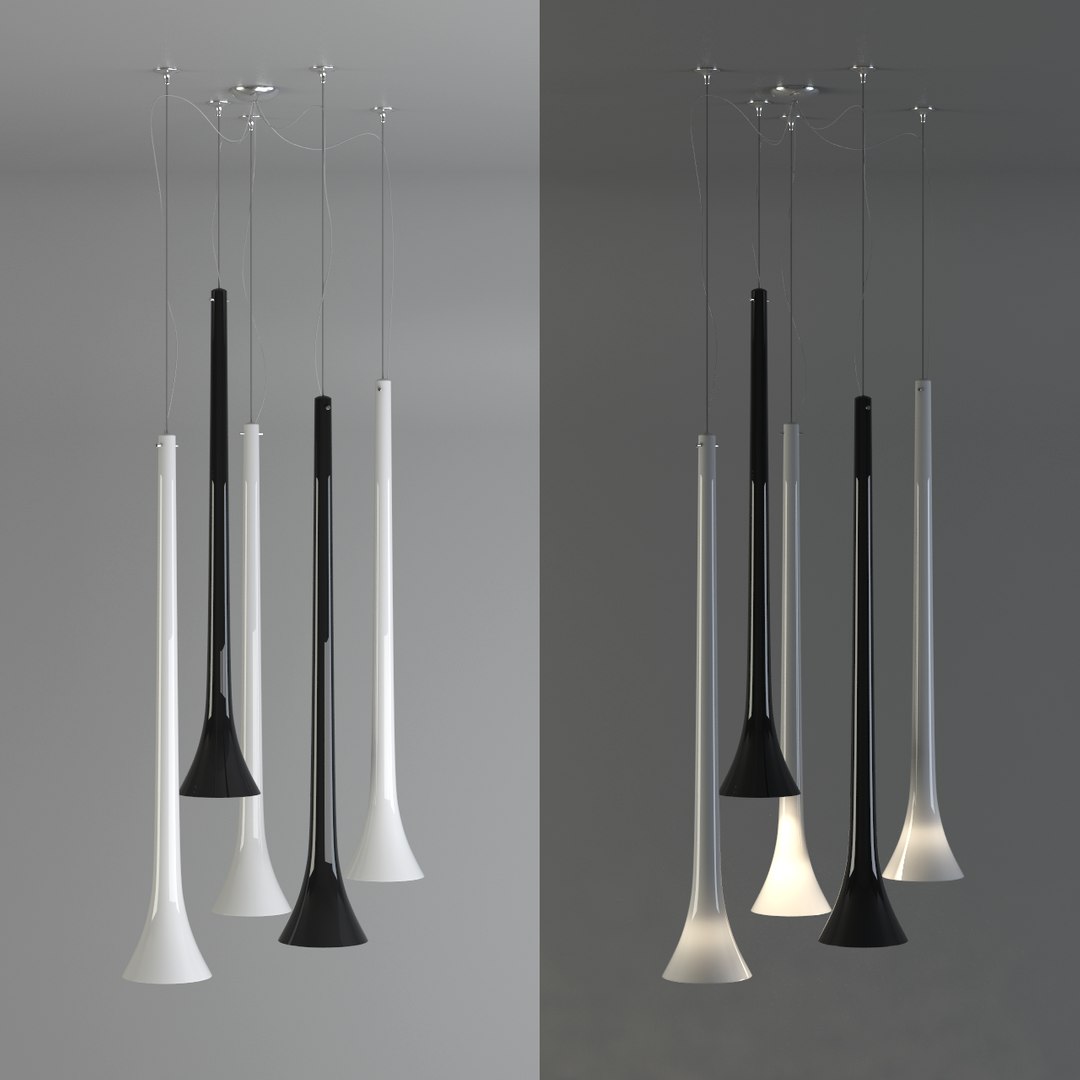 3d Max Vistosi Pendant Lights