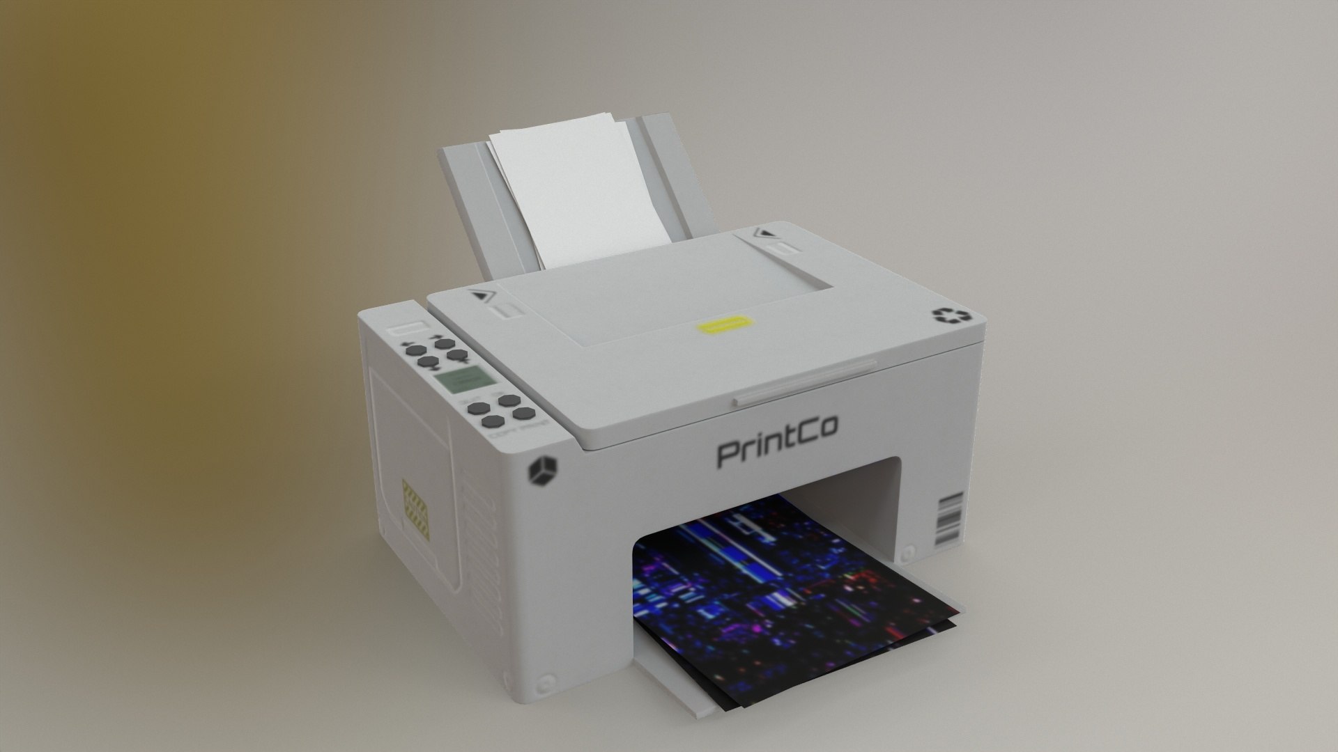 Office Printer - Game Ready 3D Model - TurboSquid 1805282