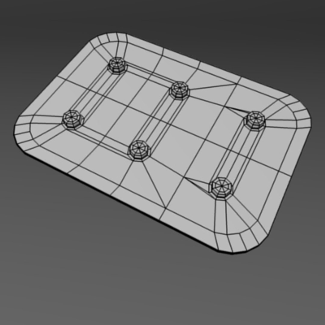 Pill Plate 3d 3ds