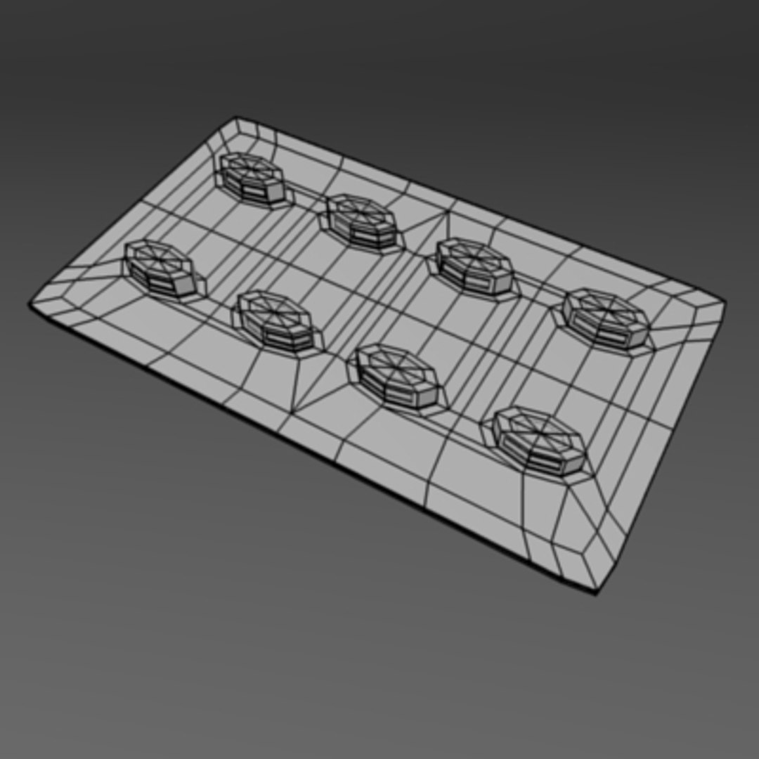 Pill Plate 3d 3ds