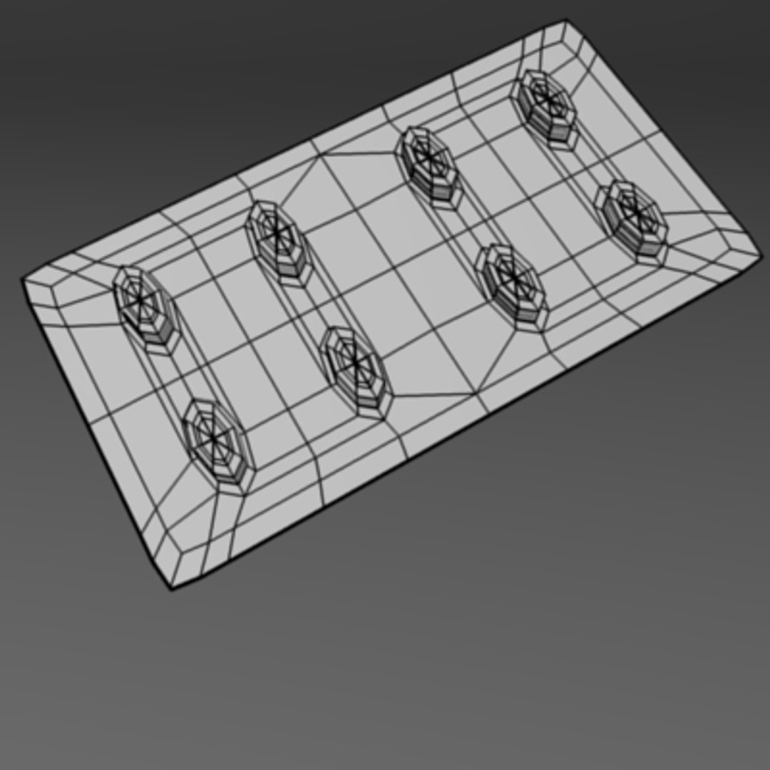 Pill Plate 3d 3ds