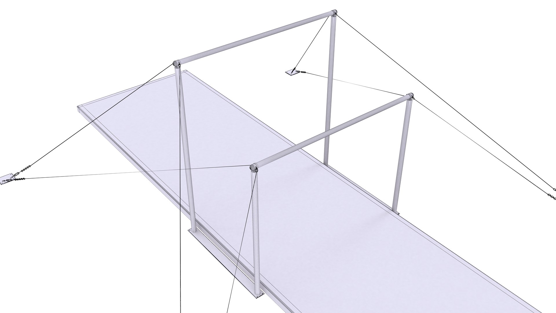 Uneven Bars 3D Model - TurboSquid 1892022