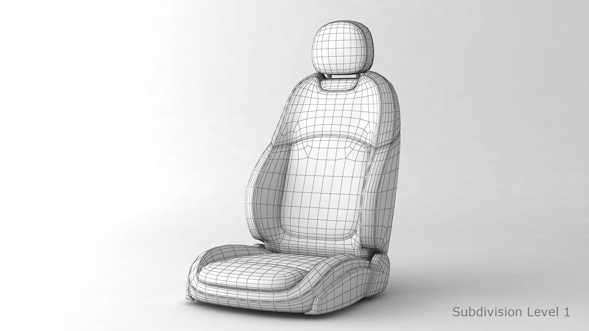 3D Car Seat 1 - TurboSquid 1806441