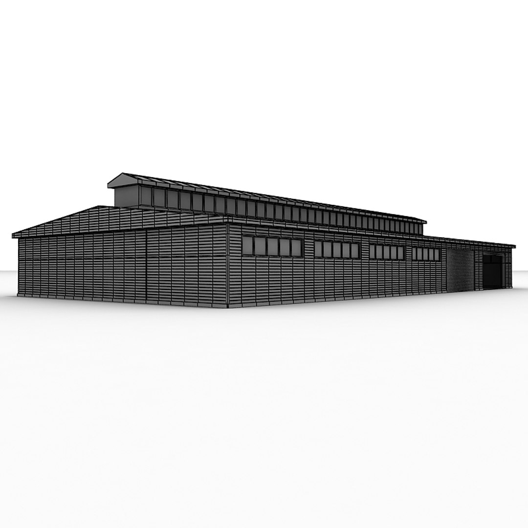 3d Model Of Warehouse 01