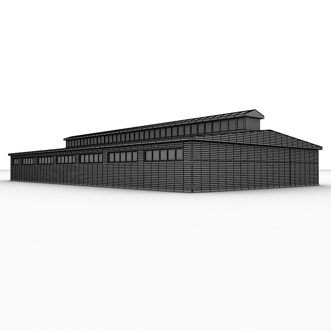 3d Model Of Warehouse 01
