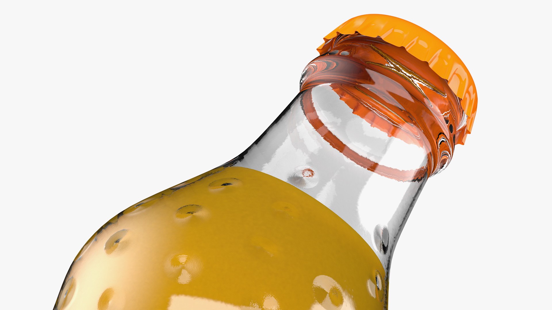 3D fanta glass bottle model - TurboSquid 1451113