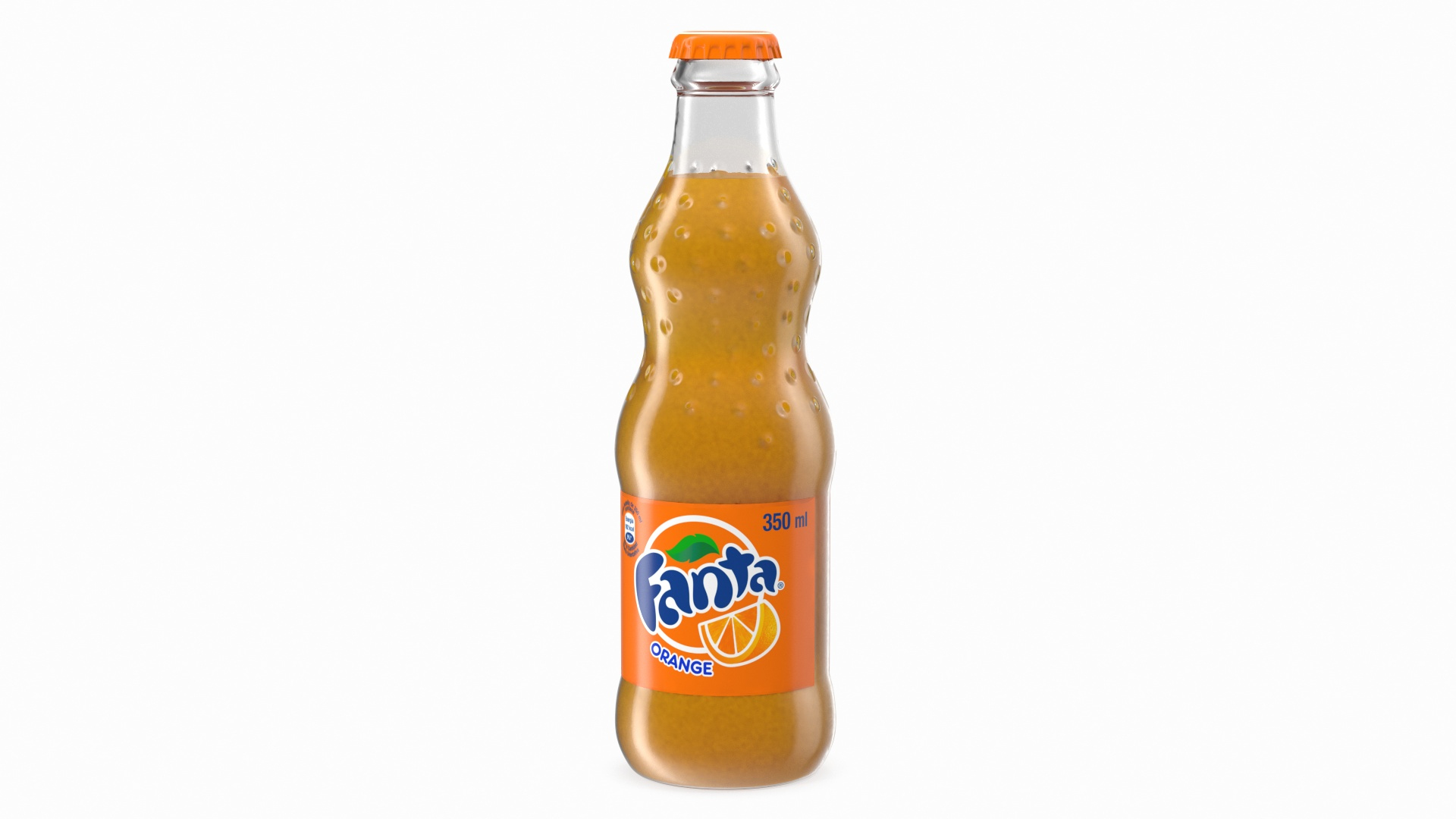 Fanta Glass Bottle Bottled Water Fanta Orange, Glass, 250 Ml Fanta