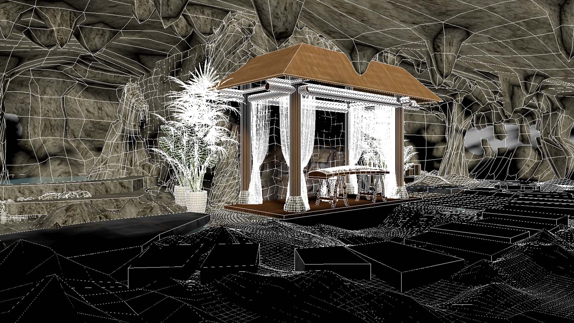 Cave interior design 3D - TurboSquid 2146175