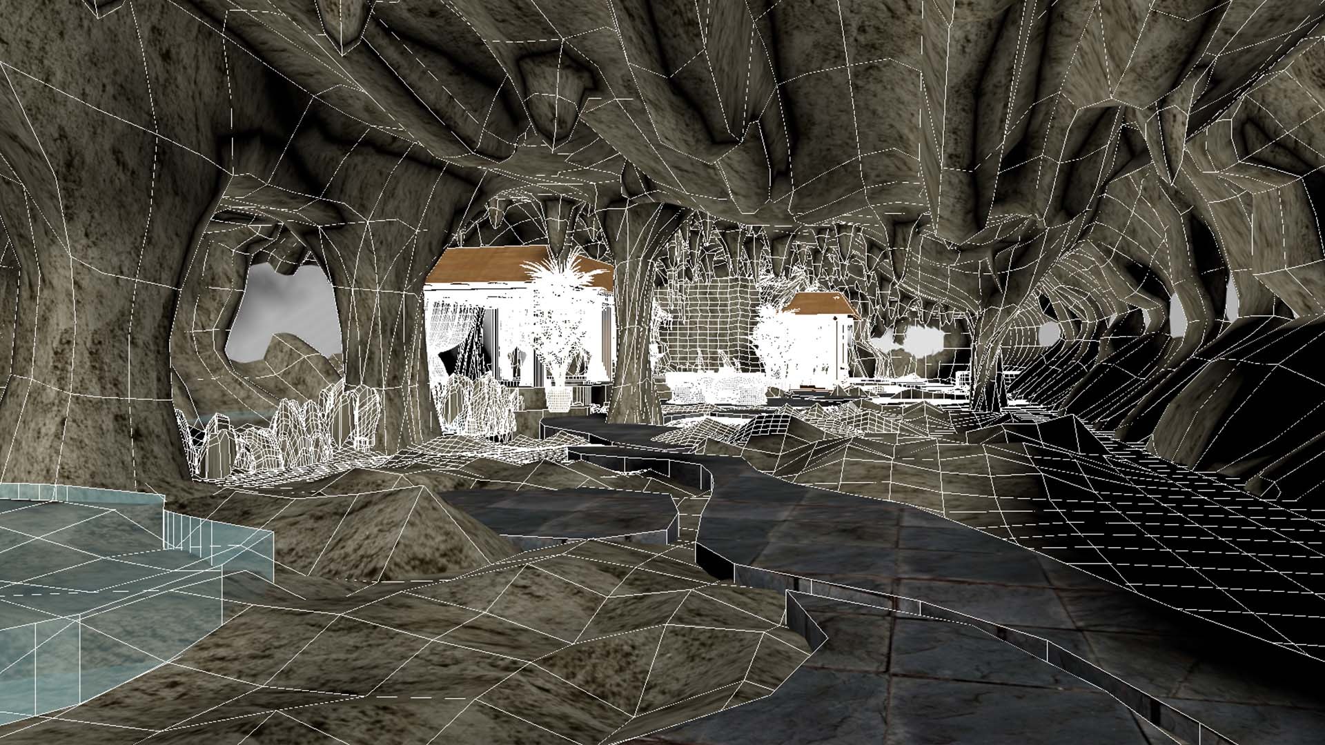 Cave interior design 3D - TurboSquid 2146175
