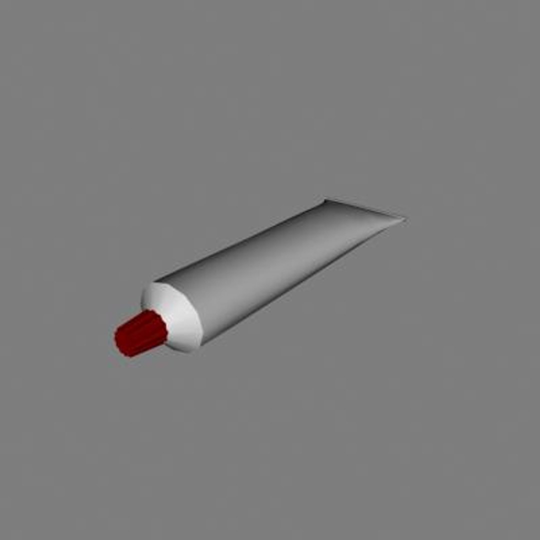 Toothpaste 3d Model