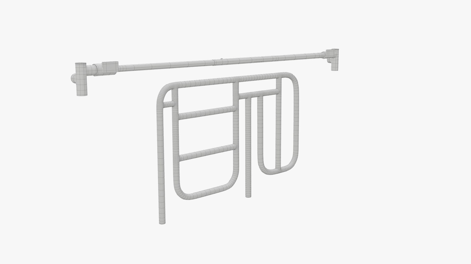 Half Rail For Medical Beds-01 3D Model - TurboSquid 1897602