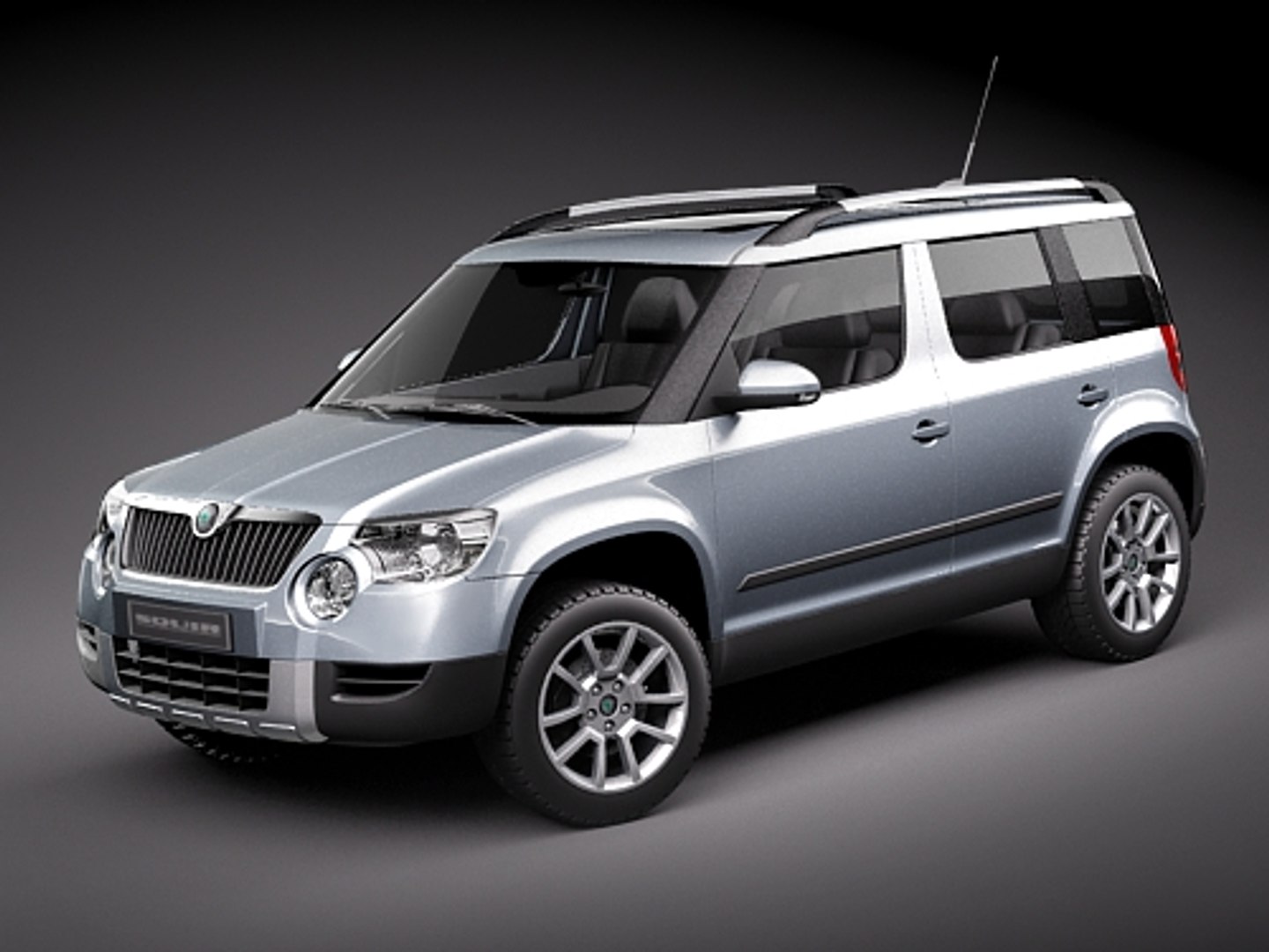 3ds max skoda yeti 2010