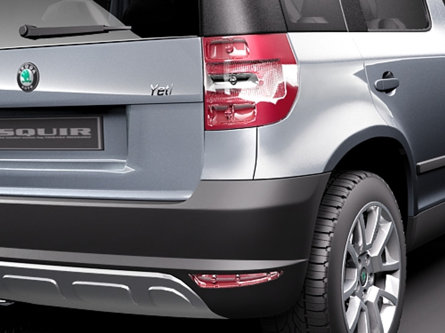 3ds max skoda yeti 2010