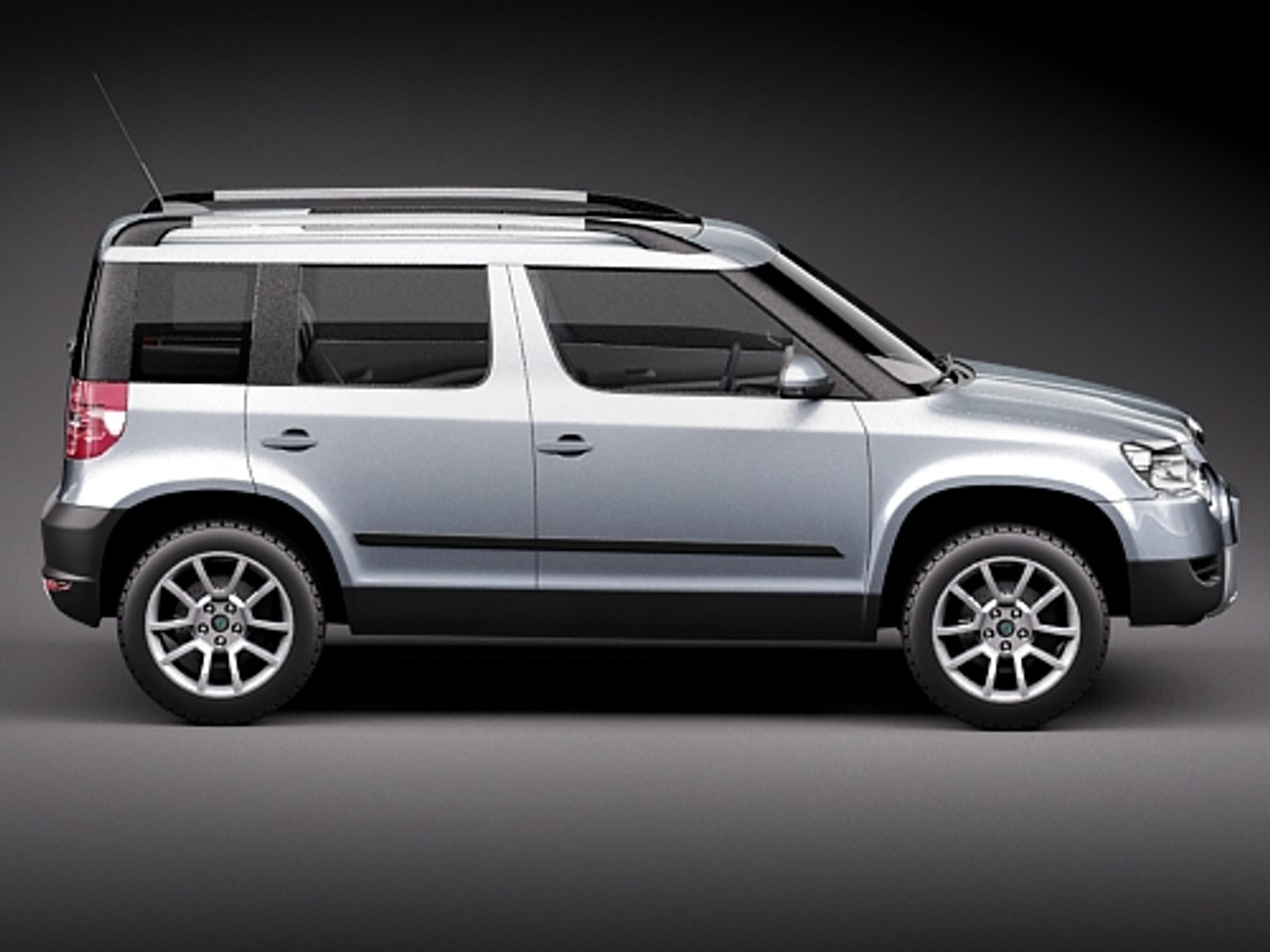 3ds max skoda yeti 2010