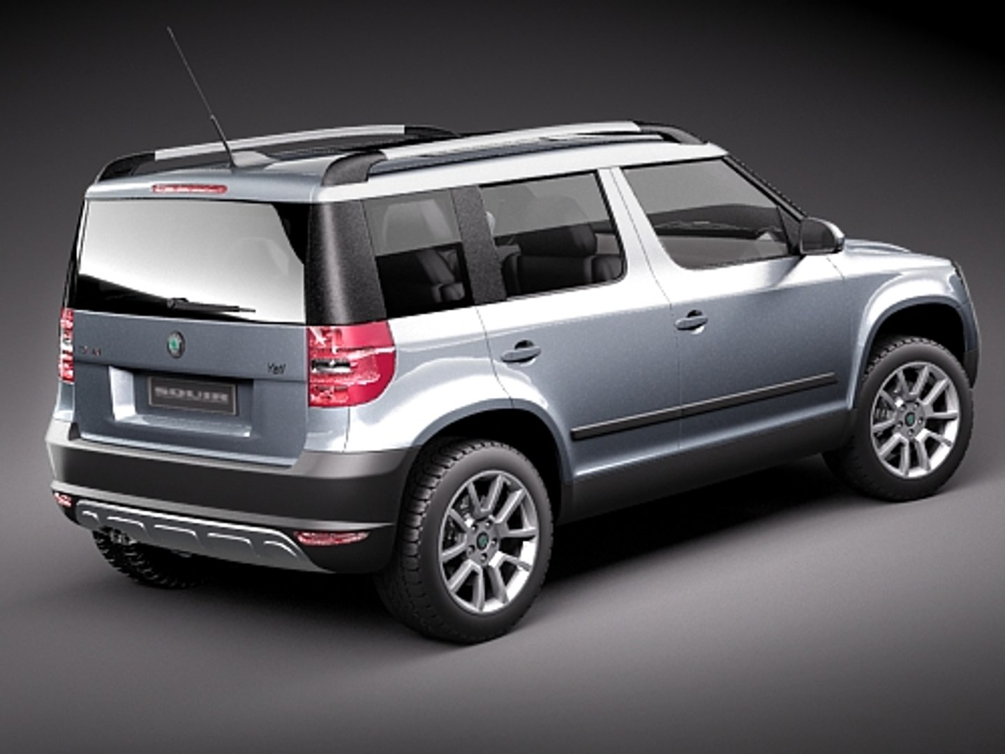 3ds max skoda yeti 2010