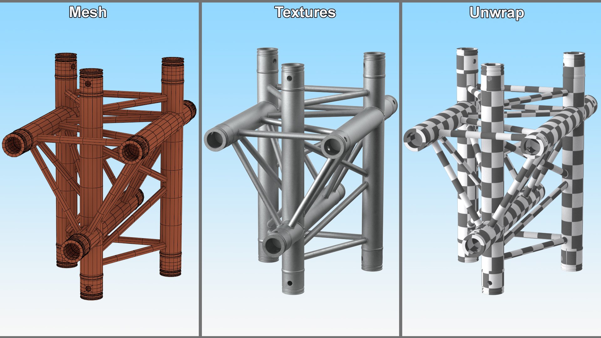 3D Architecture Truss Modular Model - TurboSquid 2259022
