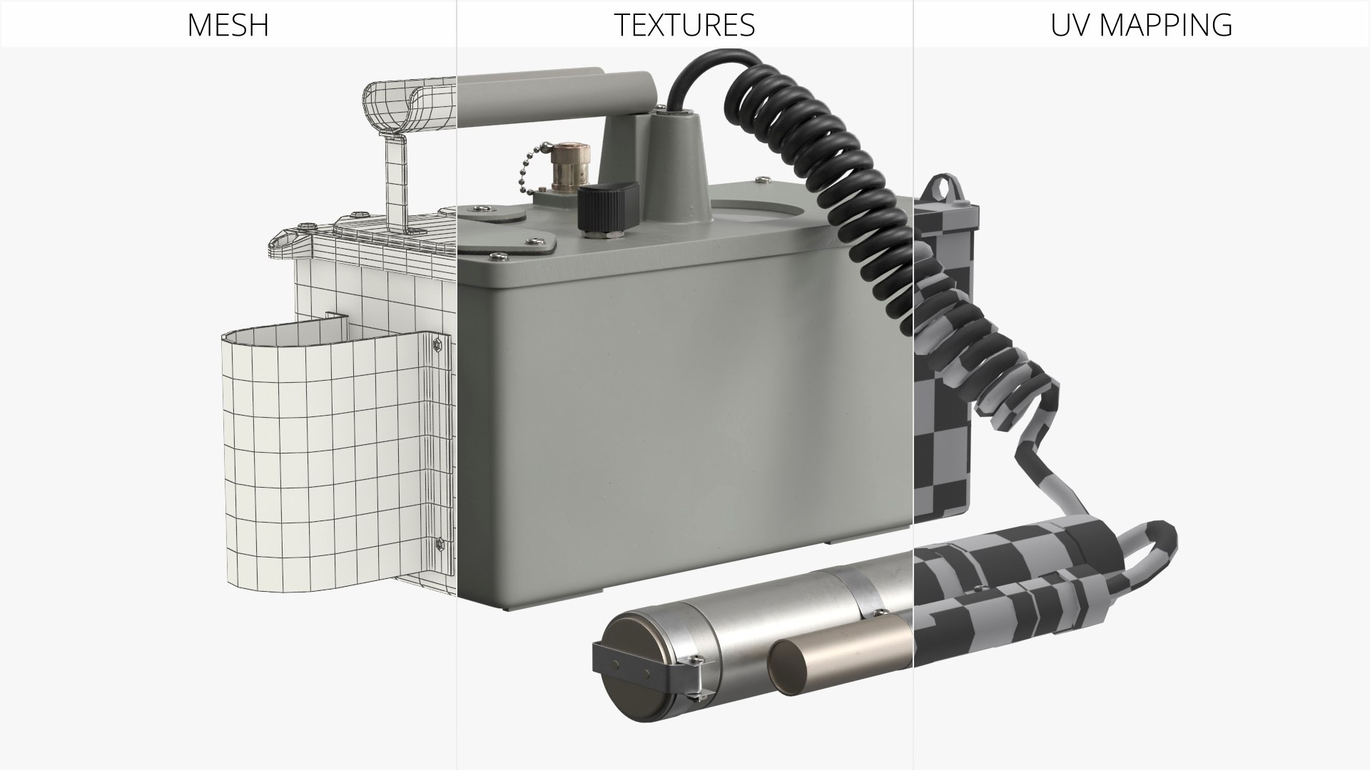 3D Military Radiac Set With External Probe - TurboSquid 2449817