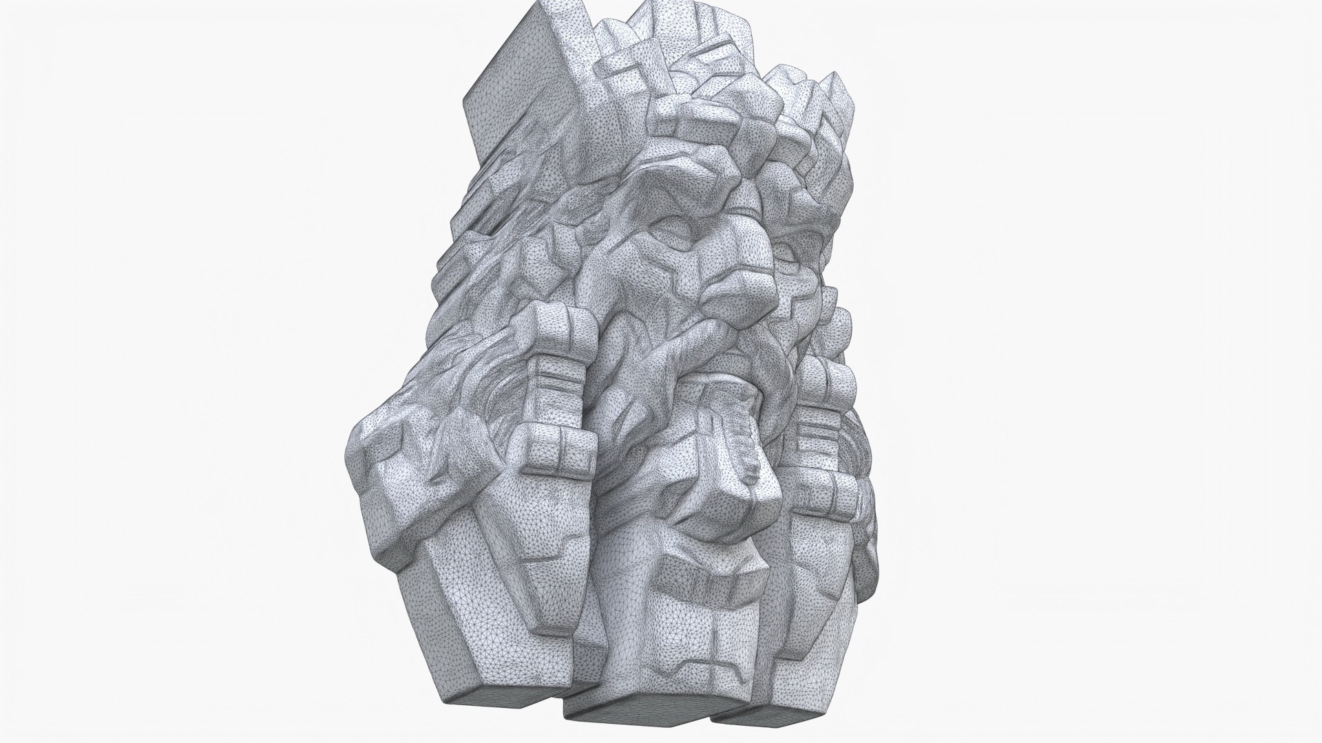 3D Stone Sentinel Bust 3 - TurboSquid 2187738