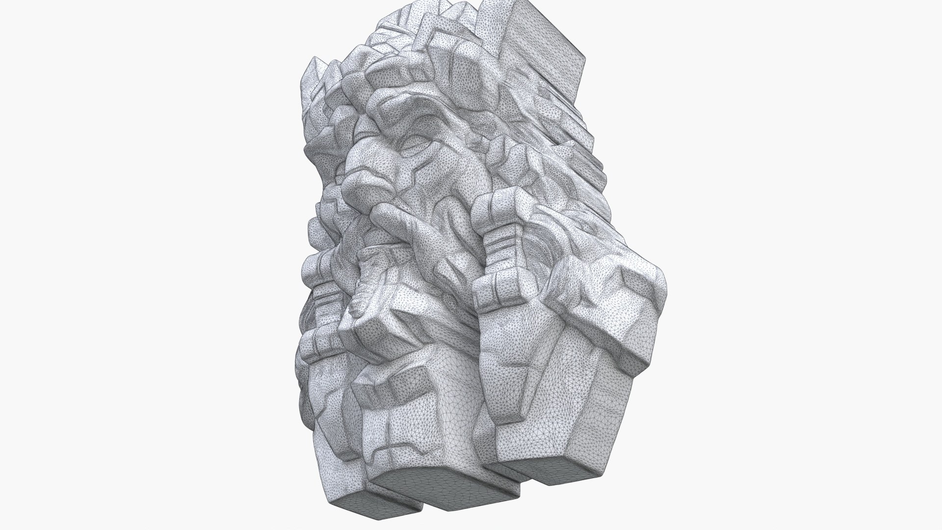 3D Stone Sentinel Bust 3 - TurboSquid 2187738