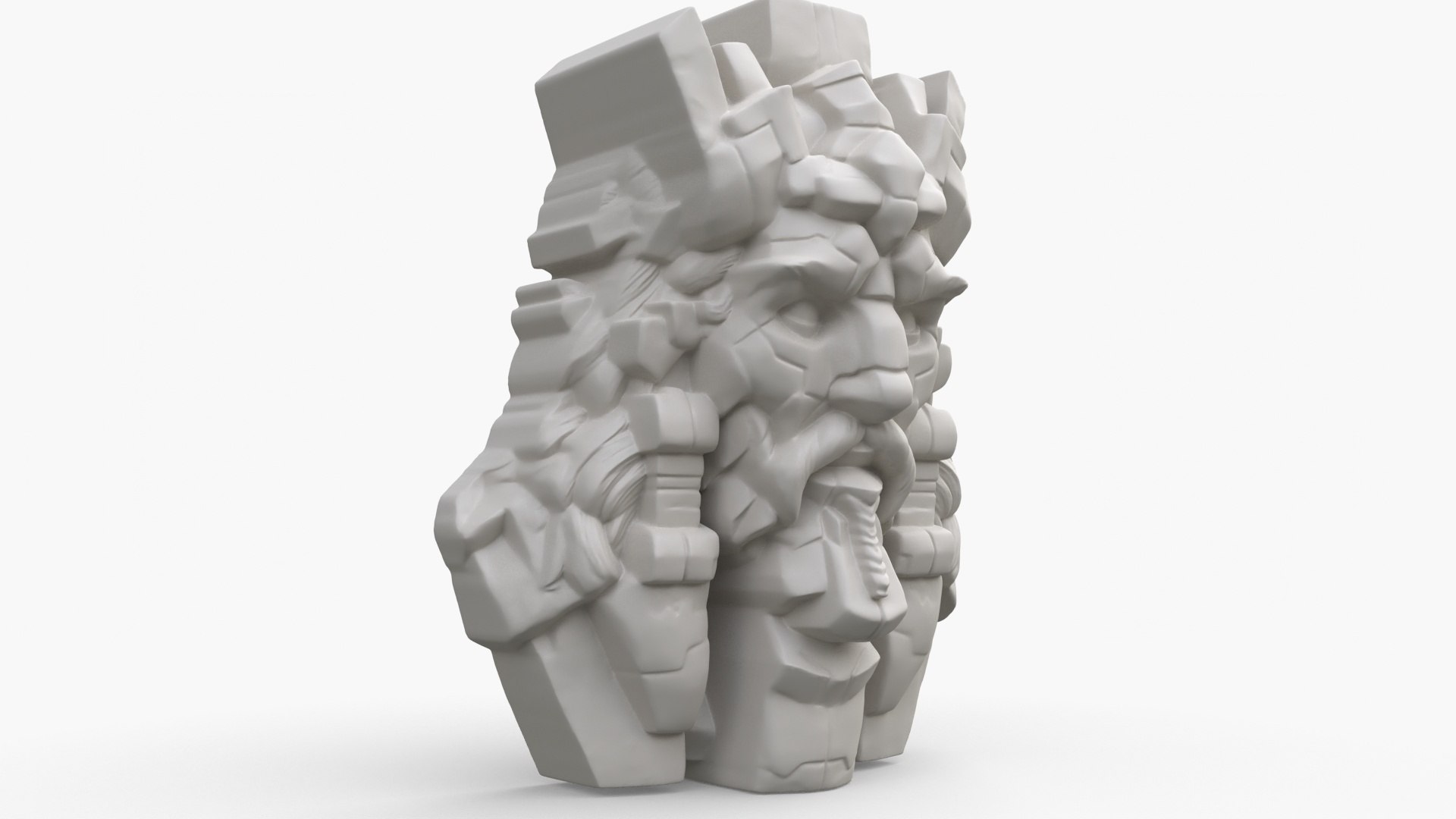 3D Stone Sentinel Bust 3 - TurboSquid 2187738