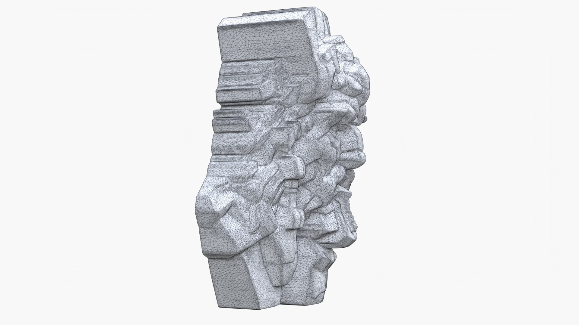 3D Stone Sentinel Bust 3 - TurboSquid 2187738