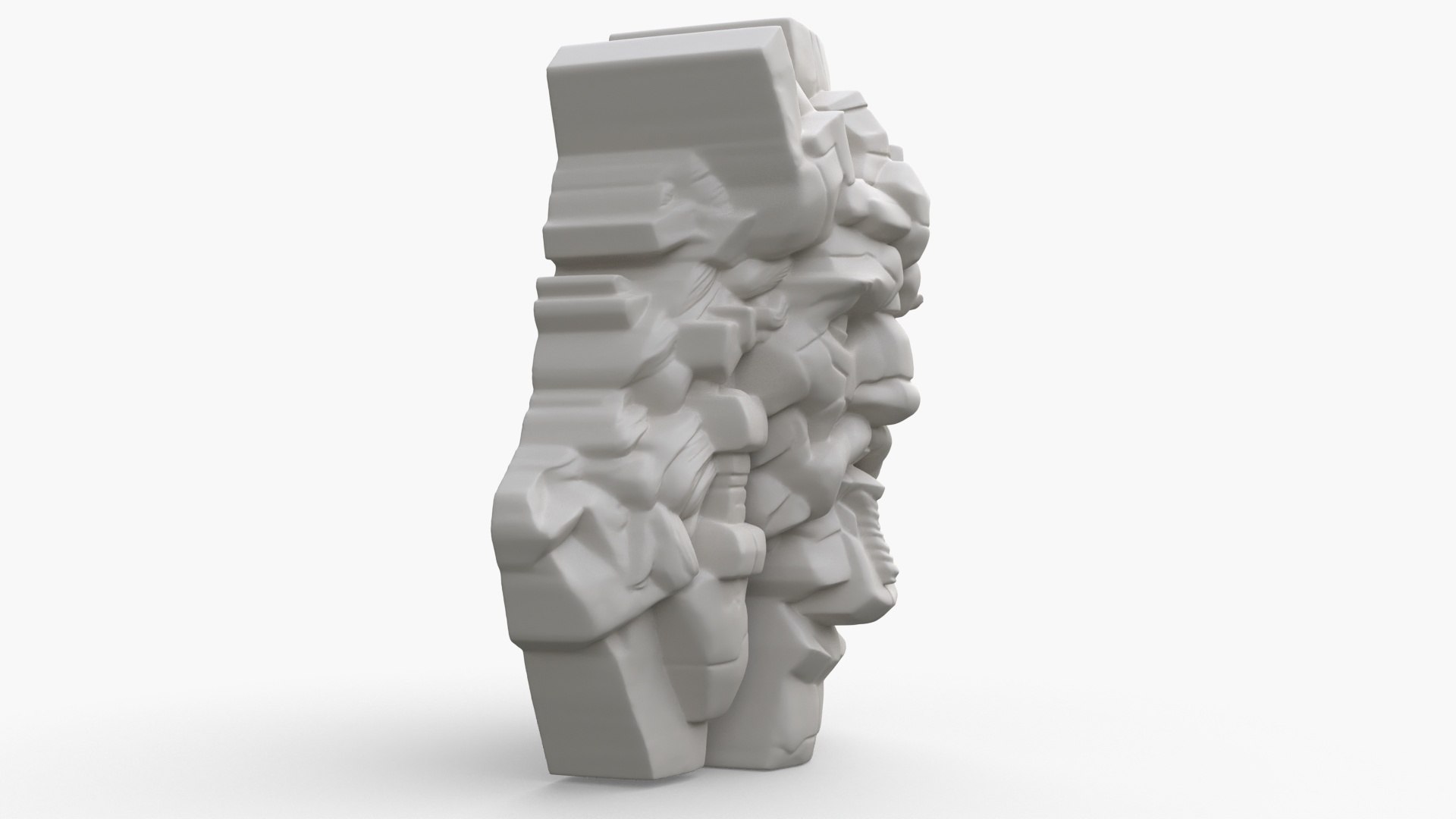 3D Stone Sentinel Bust 3 - TurboSquid 2187738