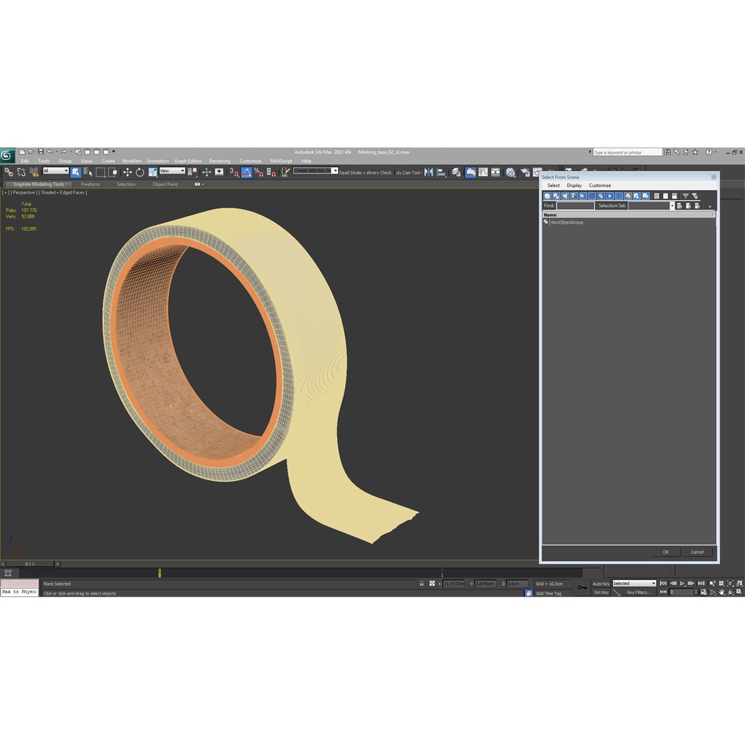 3d Model Masking Tape 2