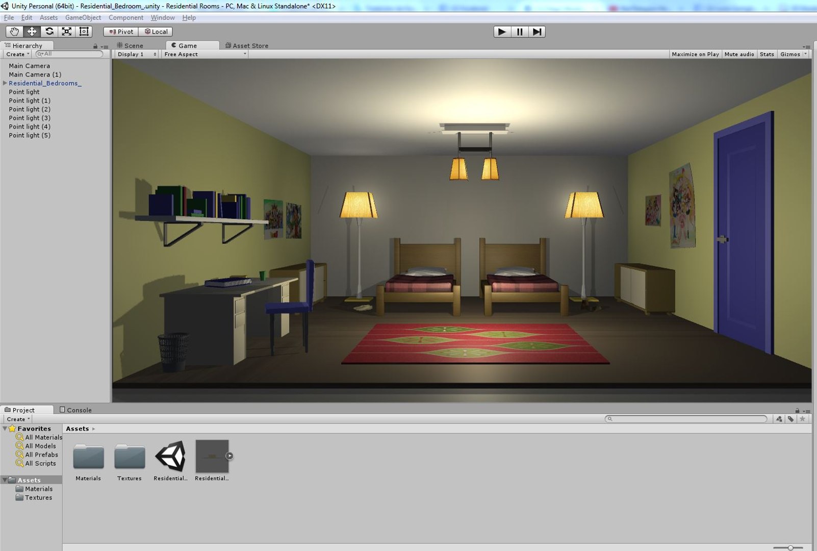 3d Model Bedroom Bed Room