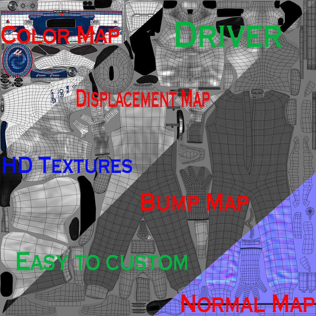 3d Model Formula 1 Cars 2016