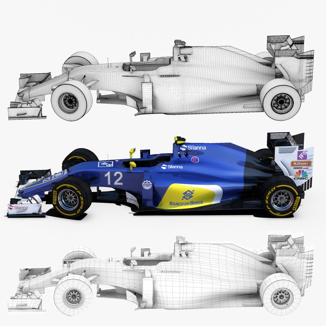 3d Model Formula 1 Cars 2016
