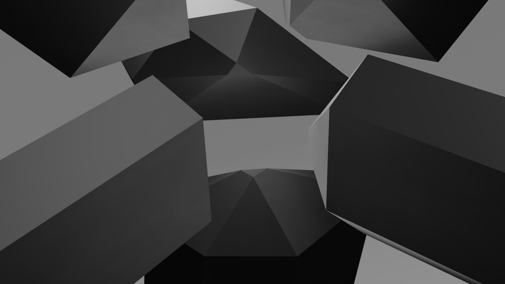 3D Floating Rectangle Stones - TurboSquid 2032799