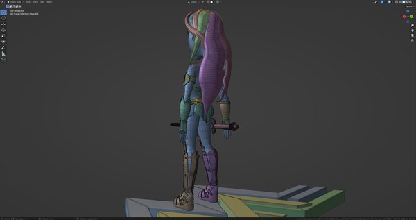 3D Amazon Woman Cartoon Style model - TurboSquid 1869617