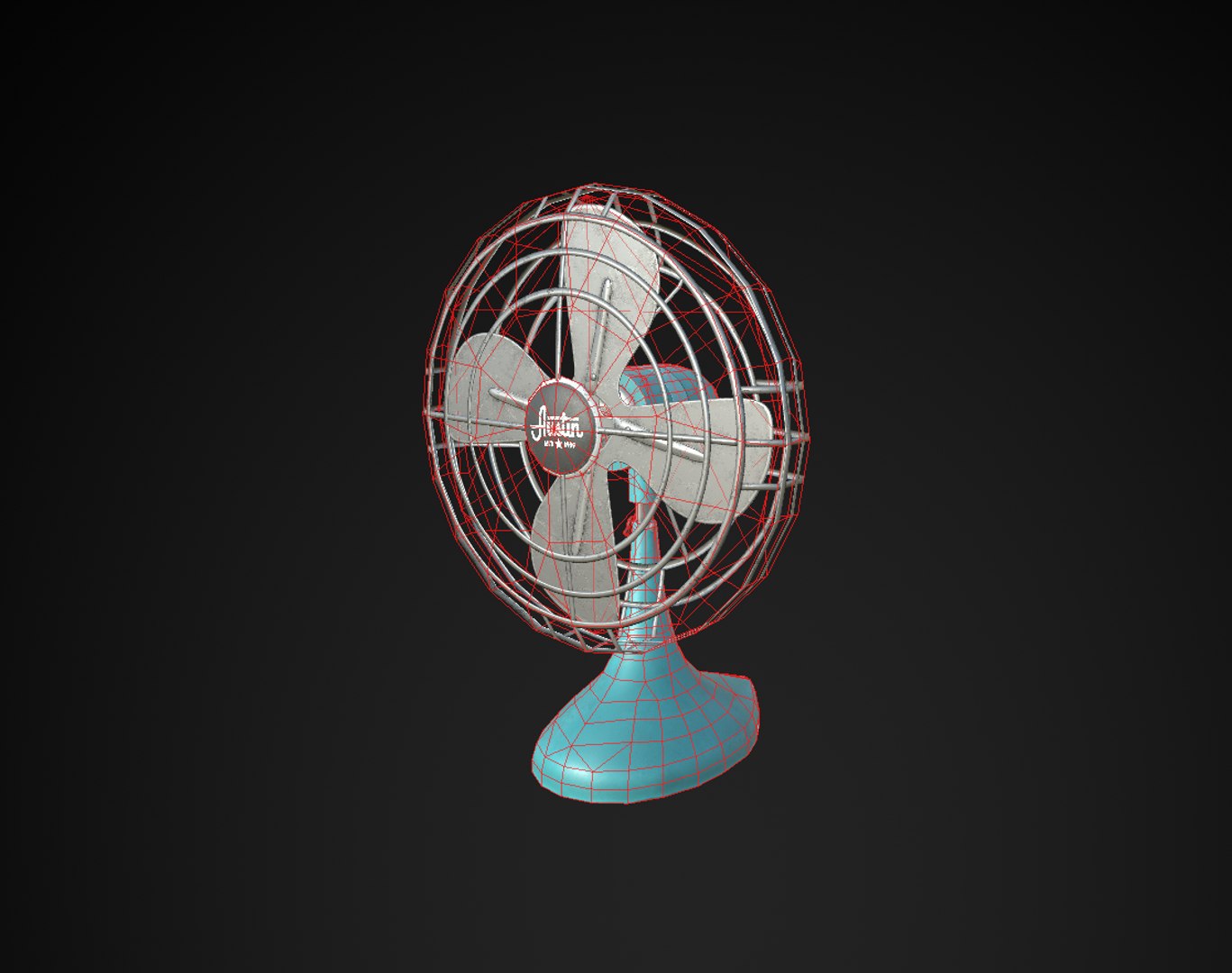 3D desk fan - TurboSquid 1275080