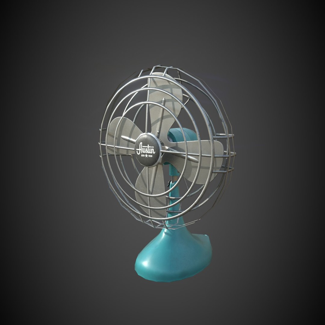 3D desk fan - TurboSquid 1275080