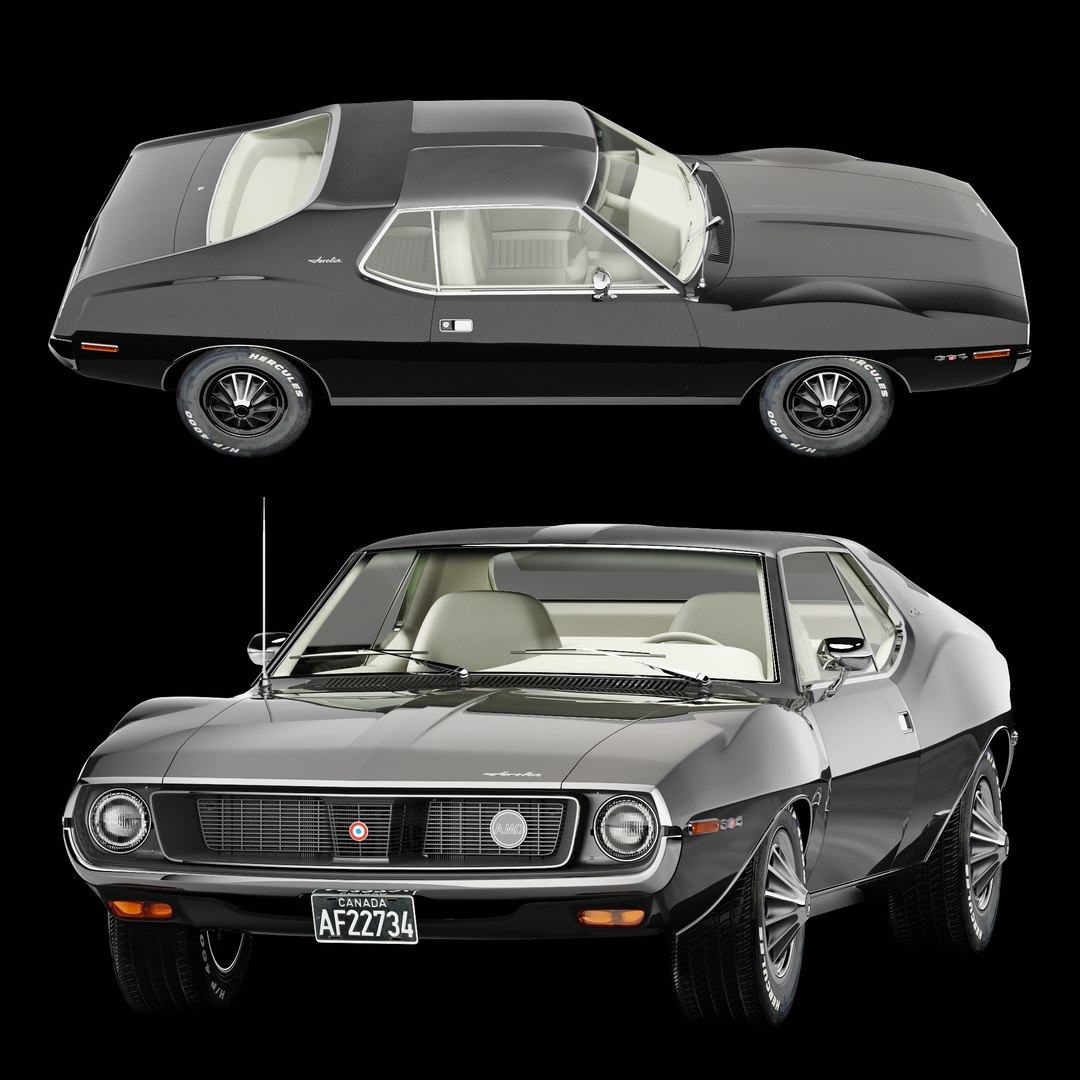 AMC Javelin-1971 3D Model - TurboSquid 1868935
