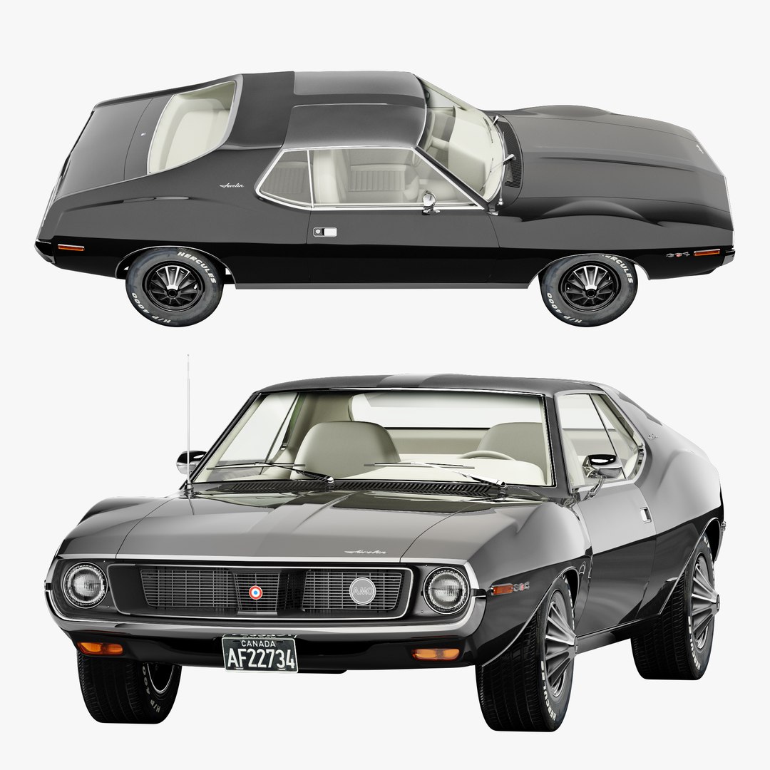 AMC Javelin-1971 3D Model - TurboSquid 1868935