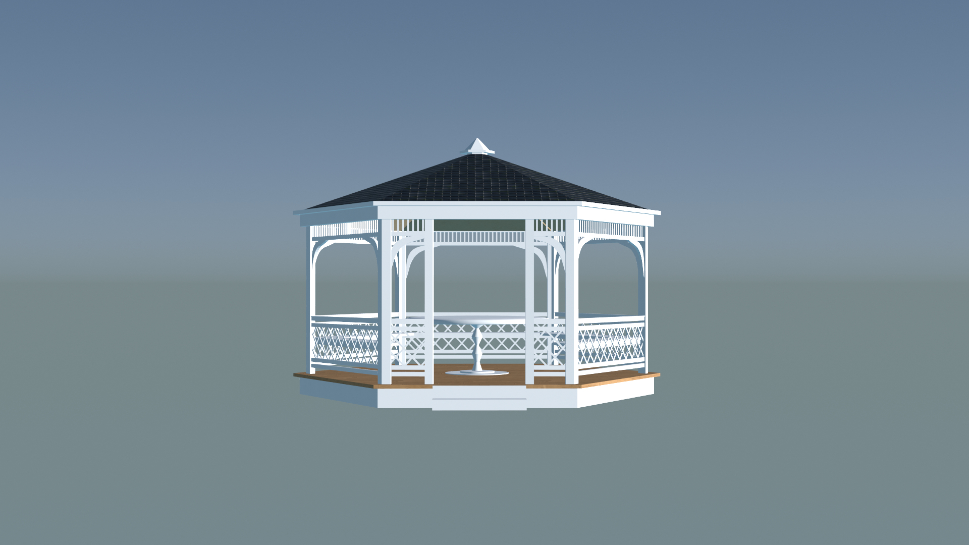 3D Gazebo - TurboSquid 1832142