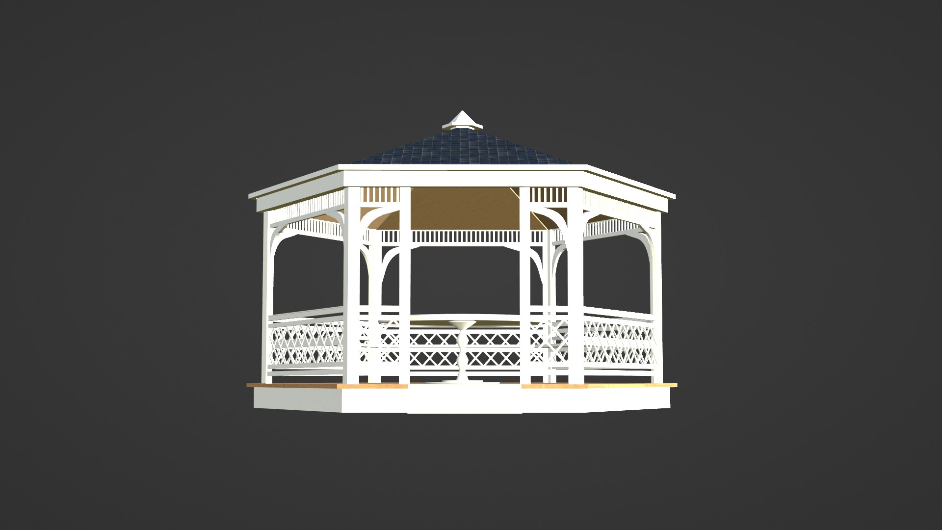 3D Gazebo - TurboSquid 1832142