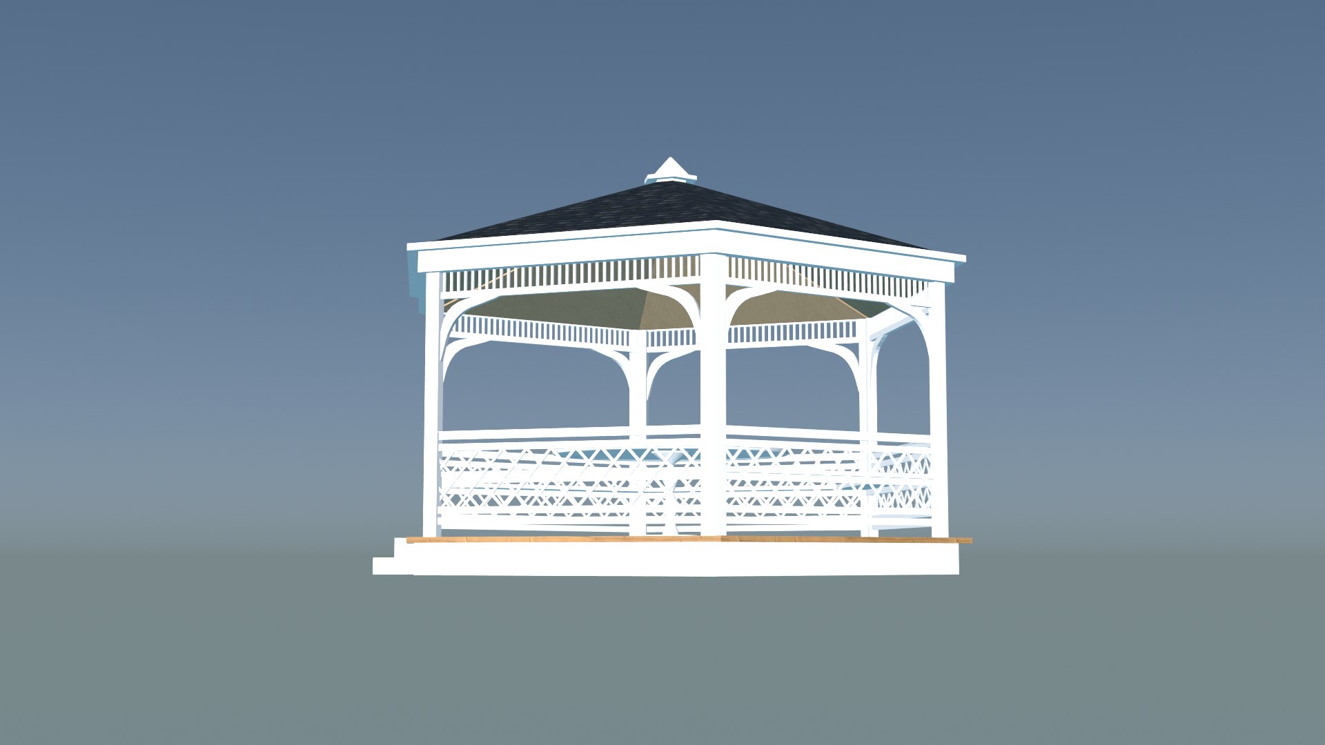 3D Gazebo - TurboSquid 1832142